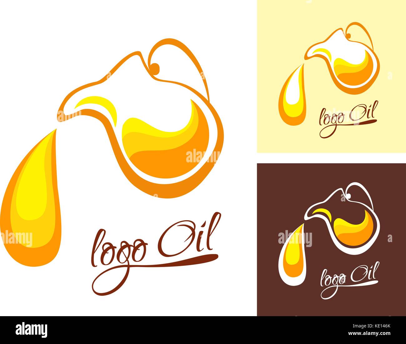 Logo olive oil, vector symbol jug Stock Vector Image & Art - Alamy