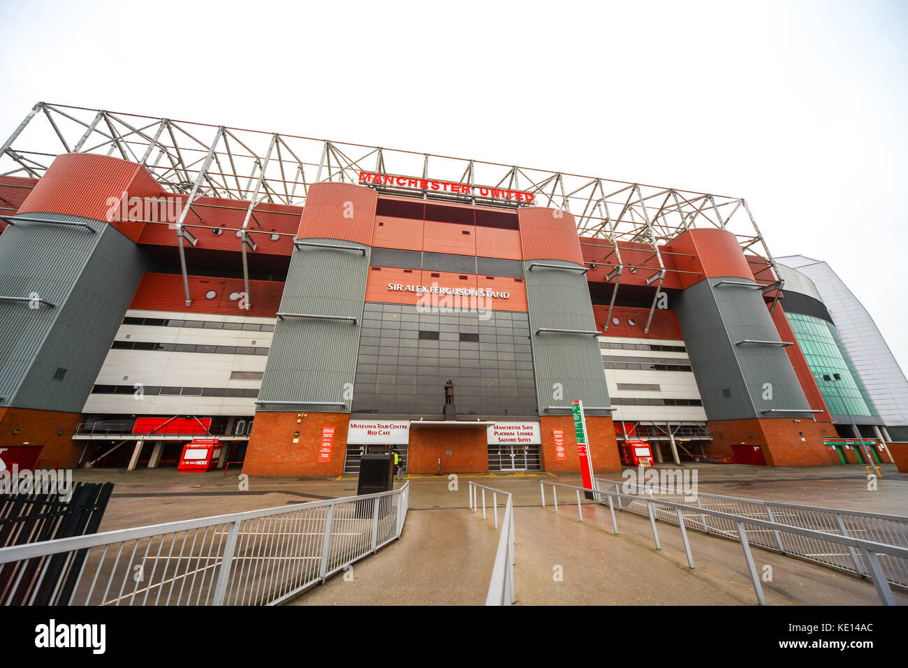 Manchester United Football Club home ground Old Trafford, Manchester ...