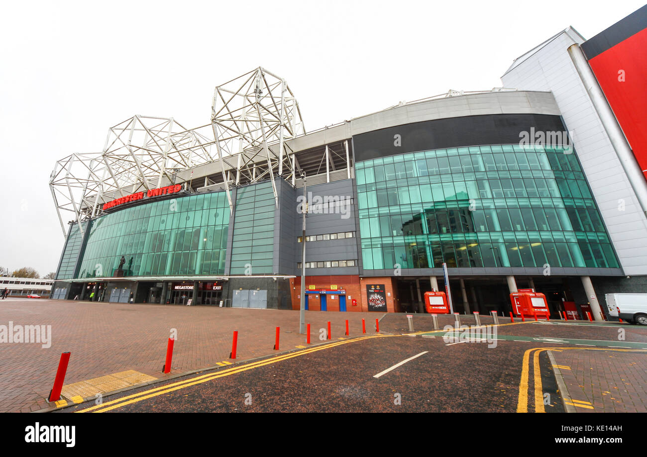 Manchester United Football Club home ground Old Trafford, Manchester ...