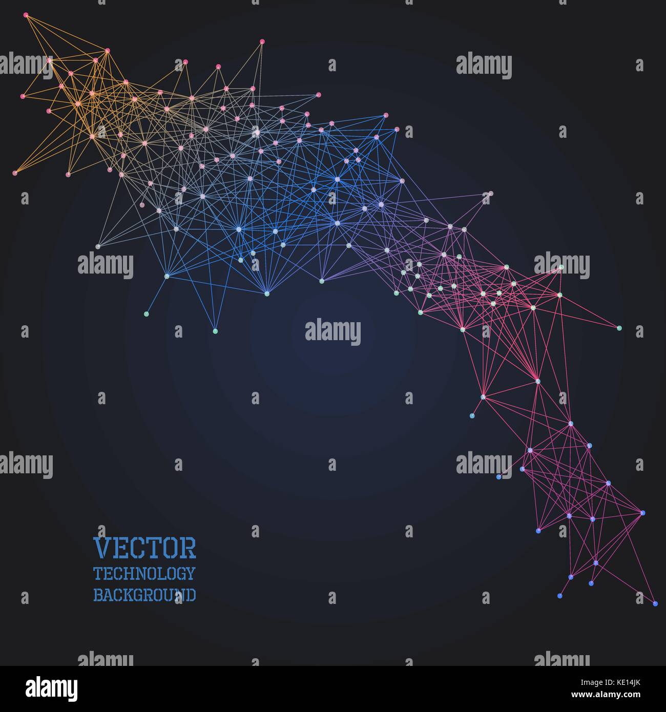 Network abstract polygonal background Stock Vector Image & Art - Alamy