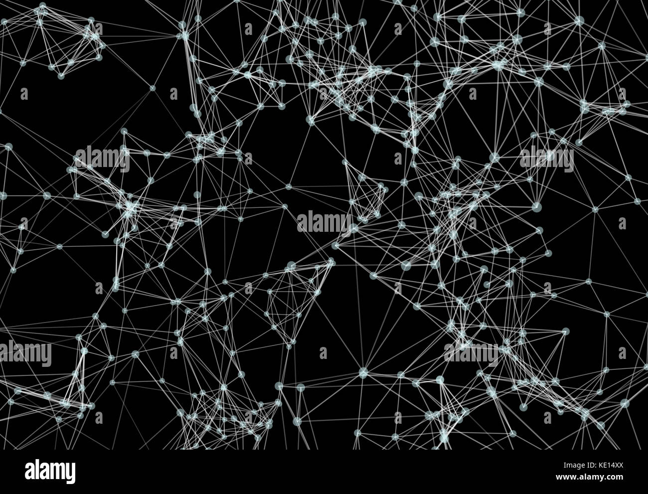 Abstract network data connection technology. Digital background Stock ...