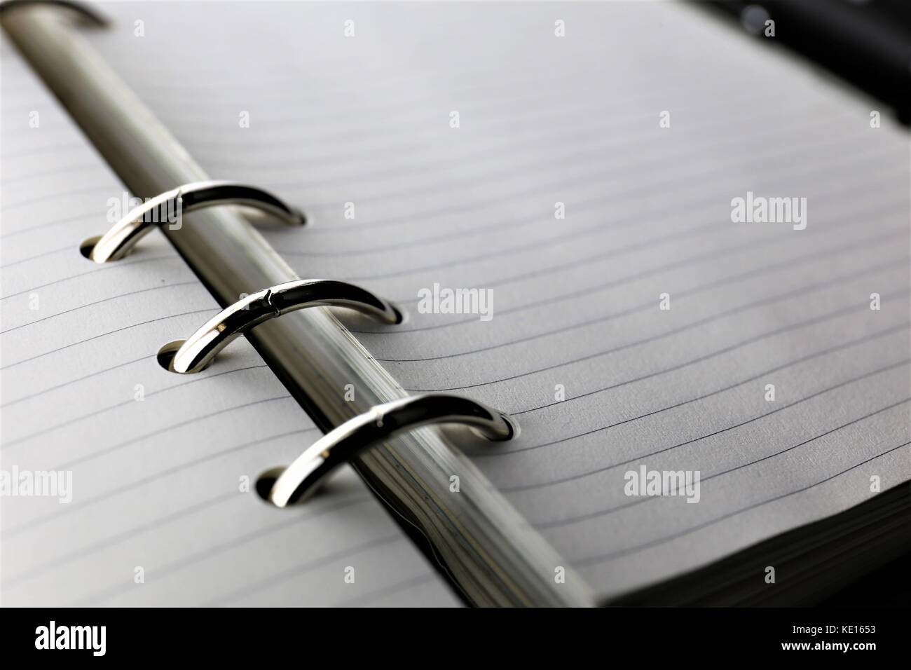 An image of a ring binder Stock Photo - Alamy