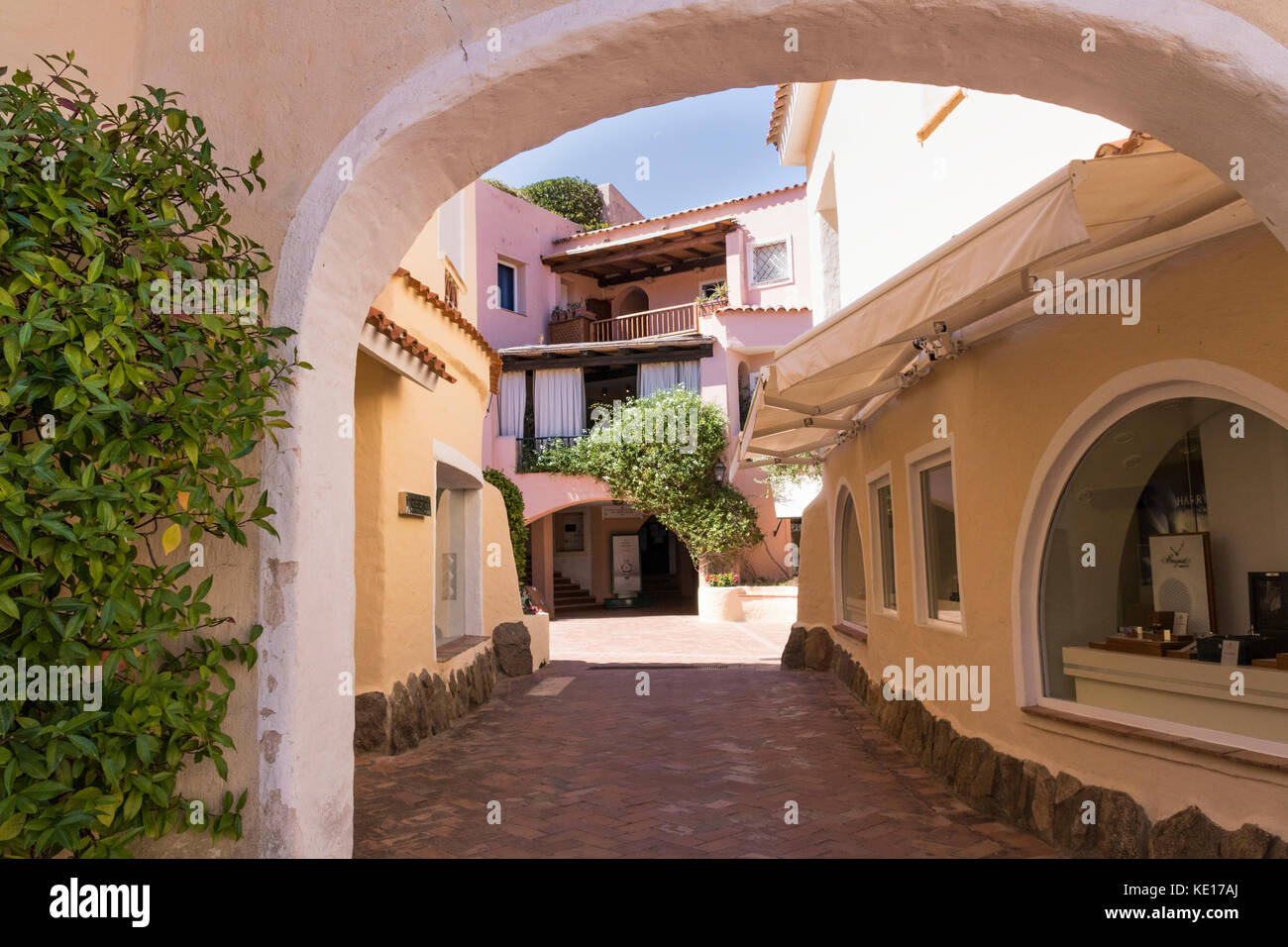 Colourful Detail of the Grotto-Style Buildings in the Designer Shopping ...