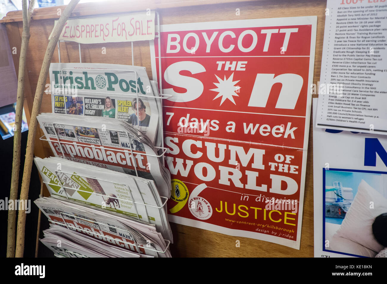 Boycott the sun newspaper hi-res stock photography and images - Alamy