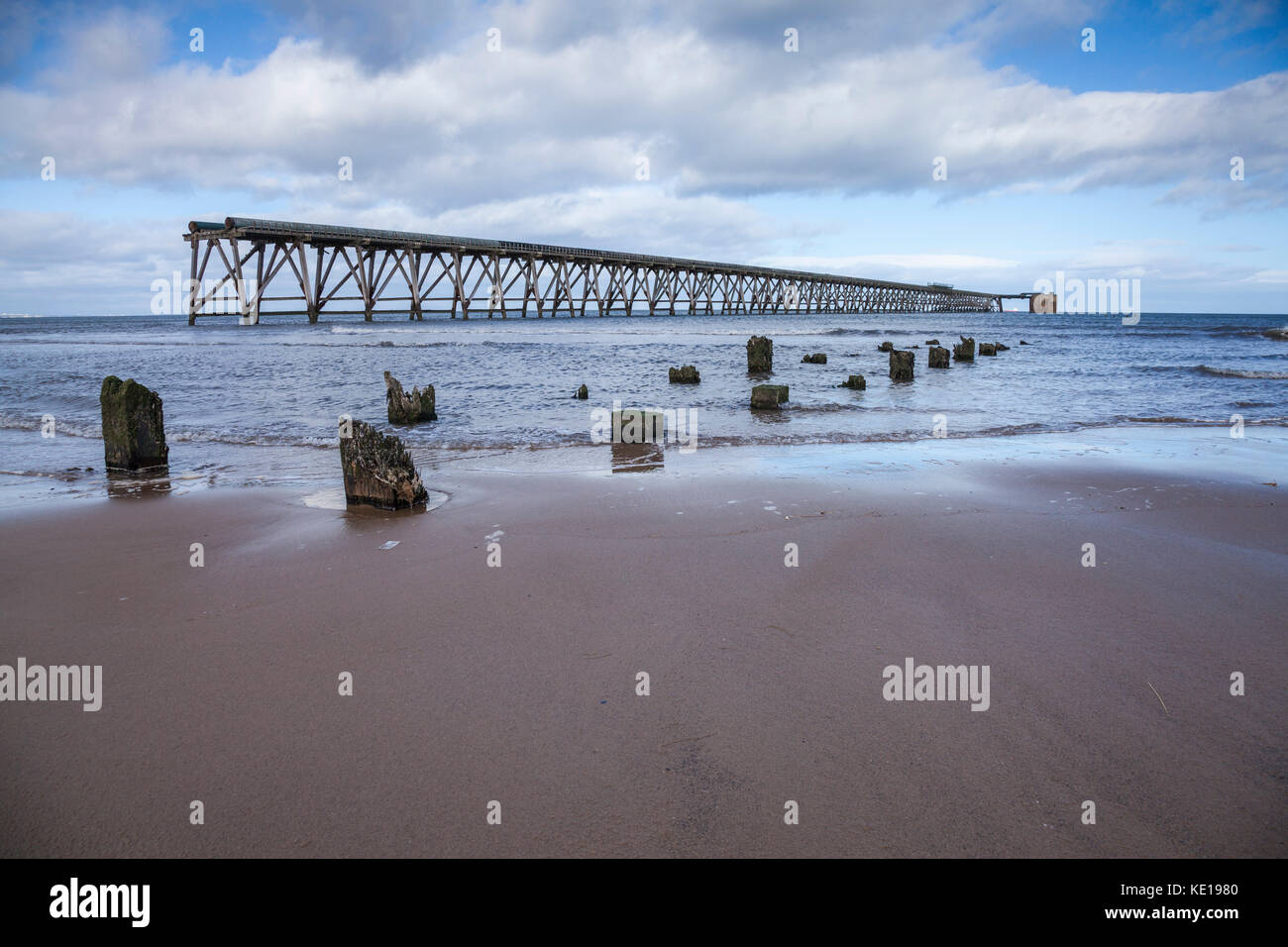 Steetley Pier at Hartlepool, England, UK Stock Photo - Alamy