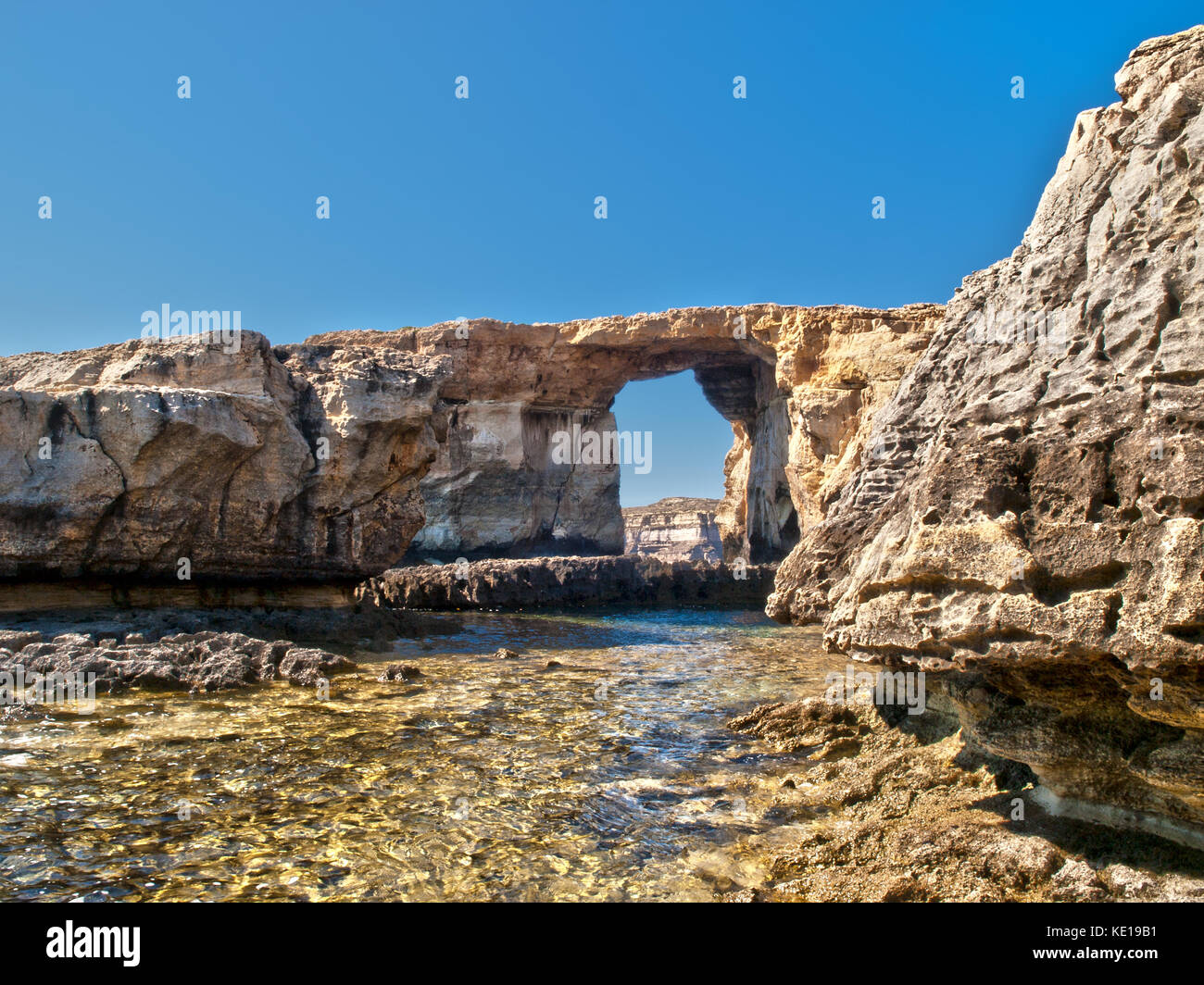 The Azure Window is a unique massive geologic formation in Gozo in ...
