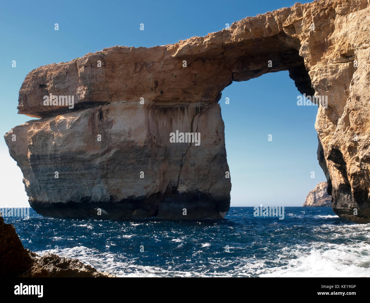 The Azure Window is a unique massive geologic formation in Gozo in ...