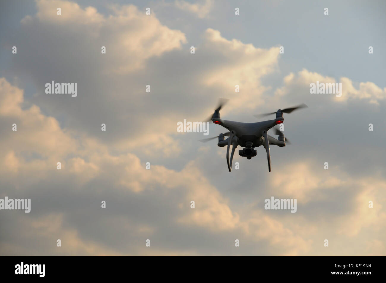 Remote controlled drone flying in hi-res stock photography and images ...