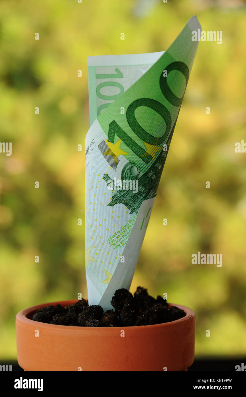 Money growing vertical Stock Photo - Alamy