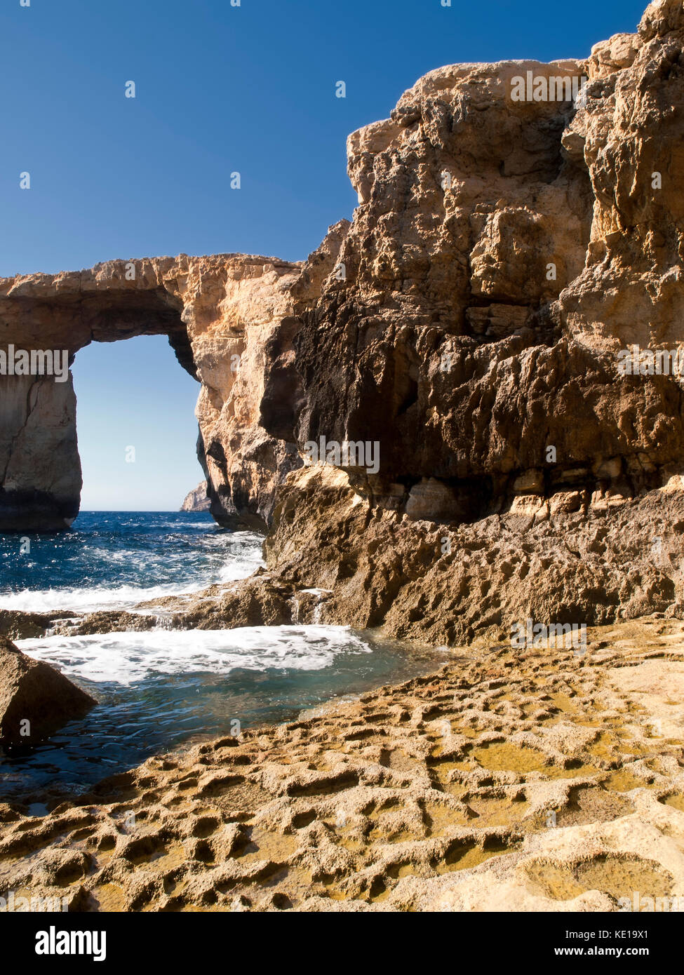 The Azure Window is a unique massive geologic formation in Gozo in ...