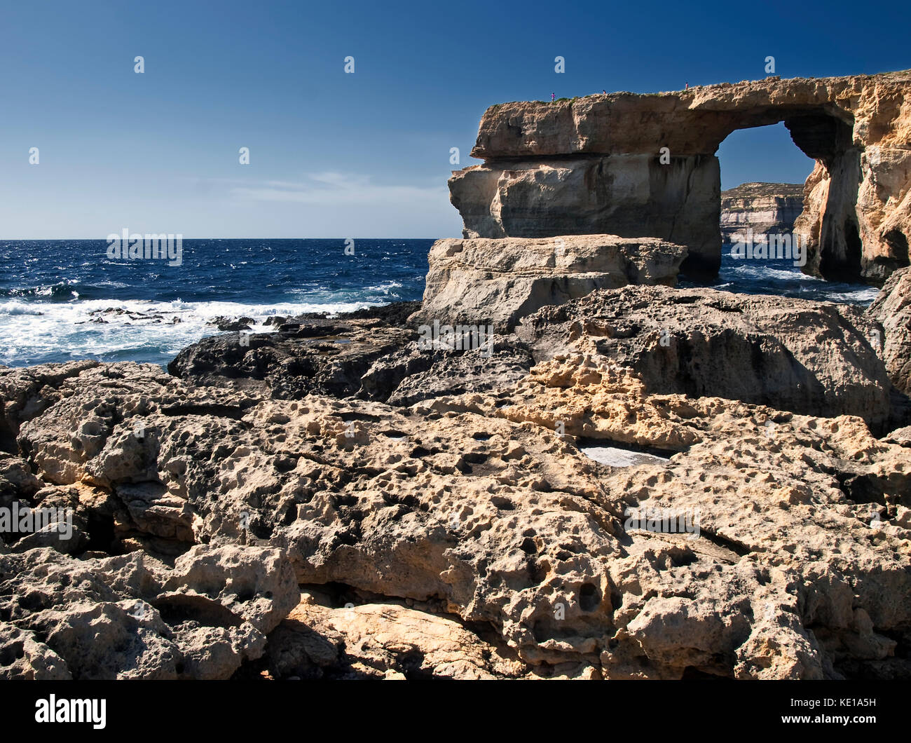 The Azure Window is a unique massive geologic formation in Gozo in ...
