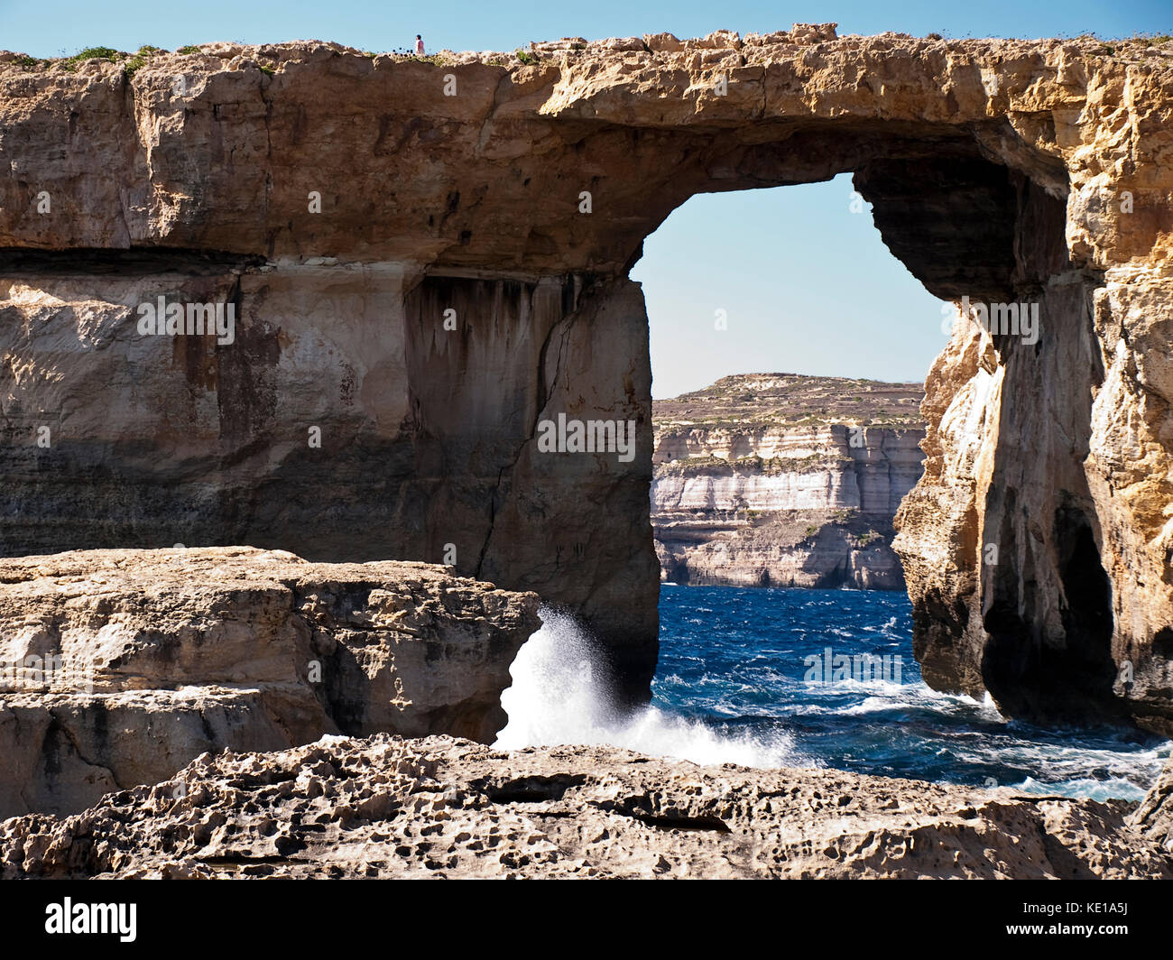 The Azure Window is a unique massive geologic formation in Gozo in ...