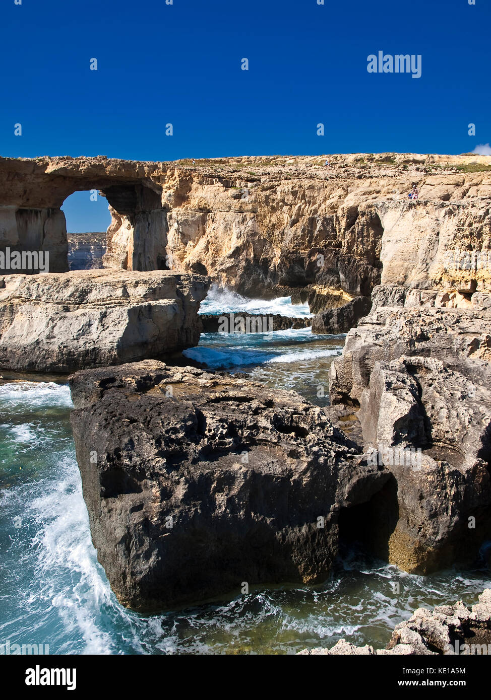 The Azure Window is a unique massive geologic formation in Gozo in ...