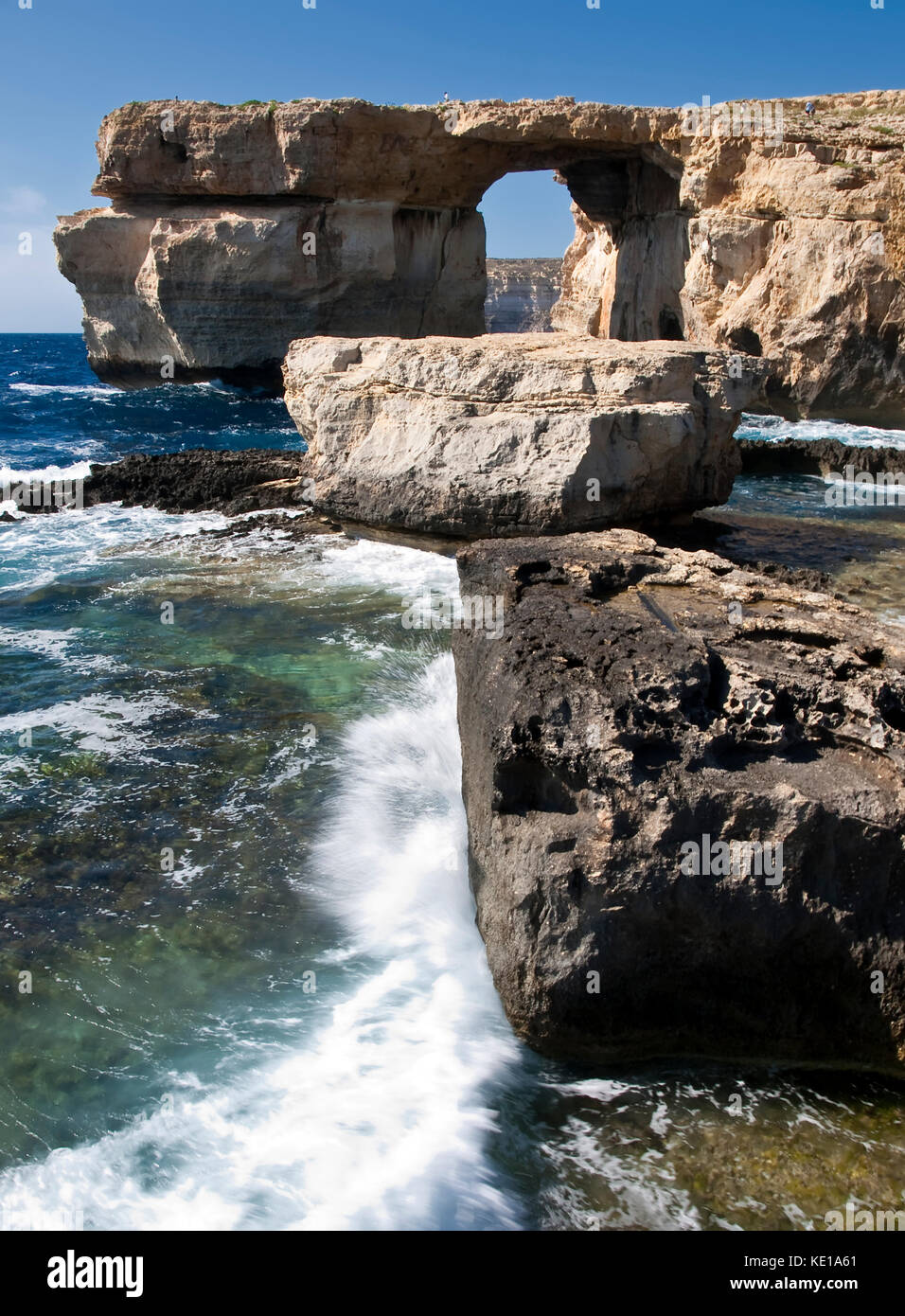The Azure Window is a unique massive geologic formation in Gozo in ...