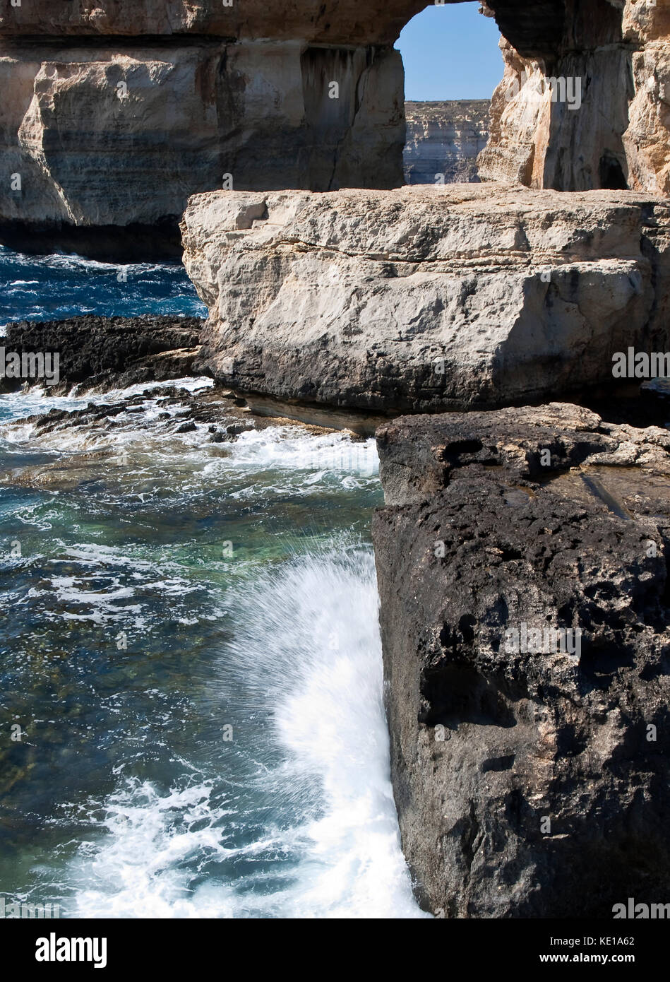 The Azure Window is a unique massive geologic formation in Gozo in ...