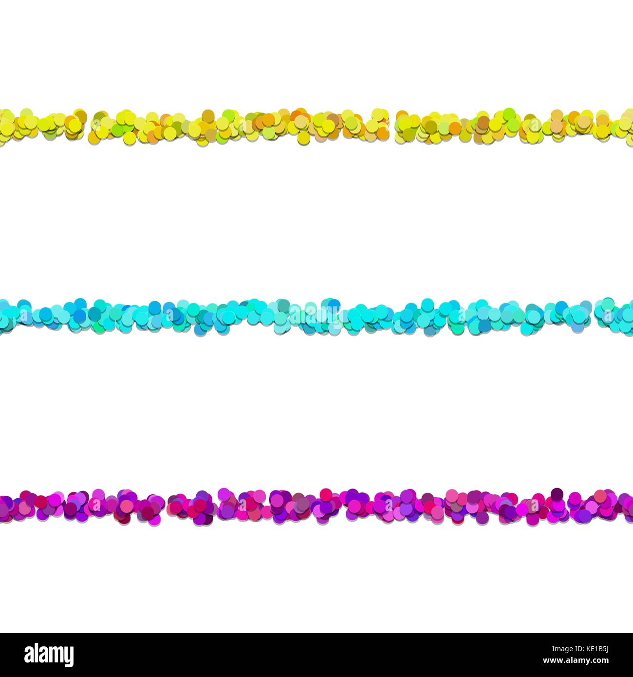 Repeatable dot pattern paragraph dividing line design set - vector ...