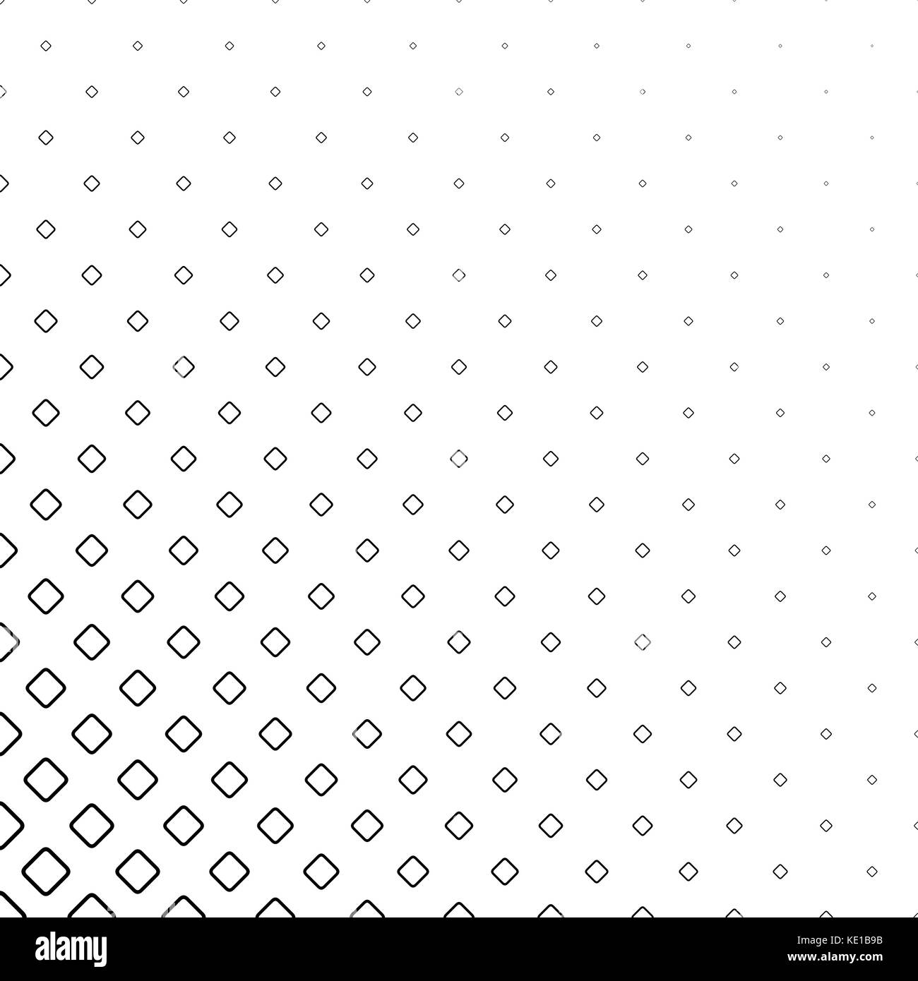 Monochrome abstract square pattern background - black and white vector graphic design from ...