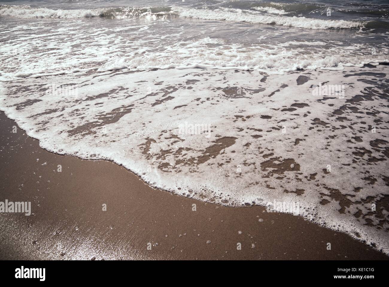 Waves in the Mediterranean Sea, Spain Stock Photo - Alamy