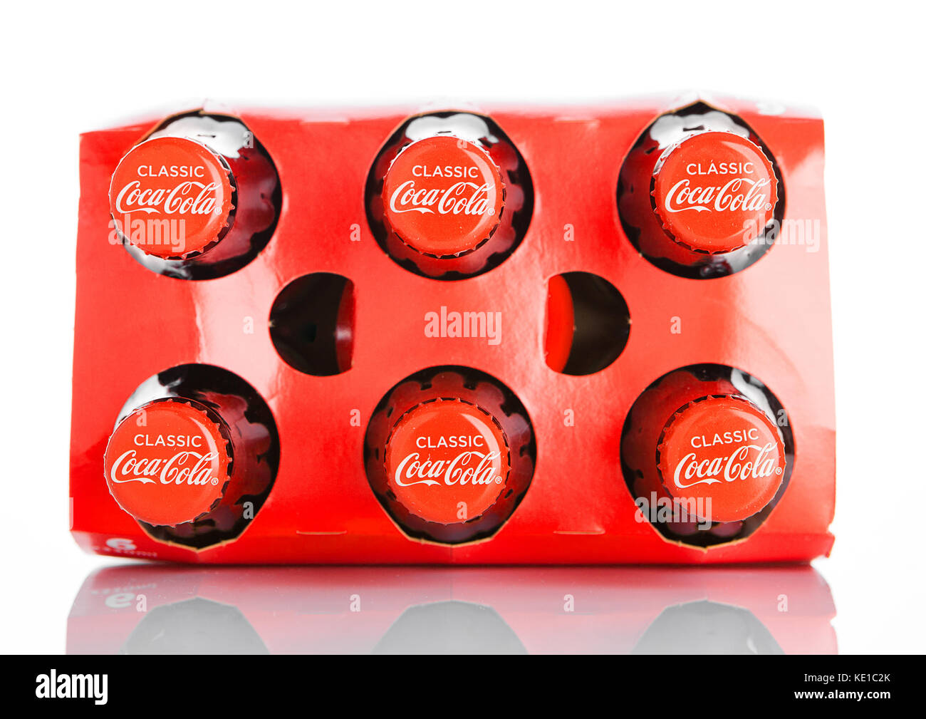 Coca cola six pack glass bottles hi-res stock photography and images ...