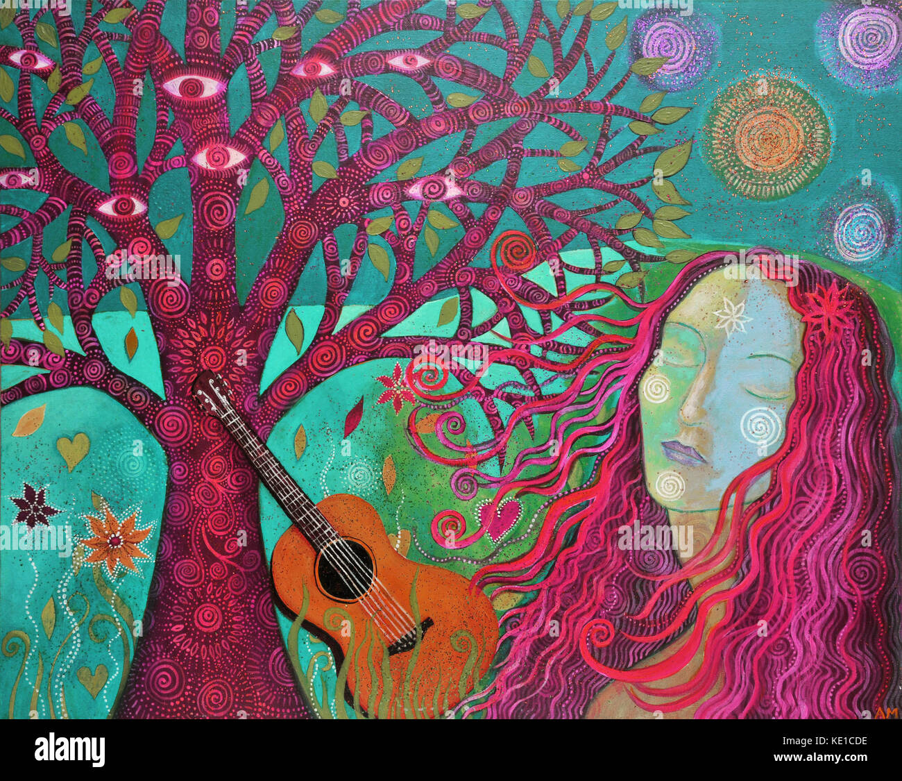 The Face of Peace Stock Photo - Alamy