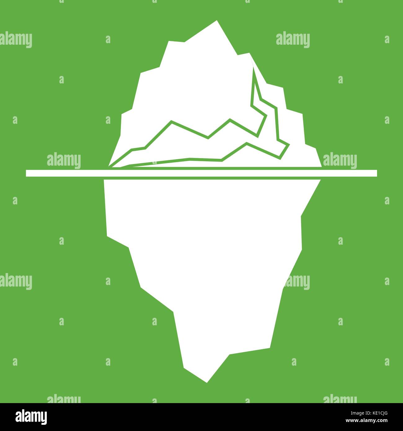 Antarctica landscape green Stock Vector Images - Alamy