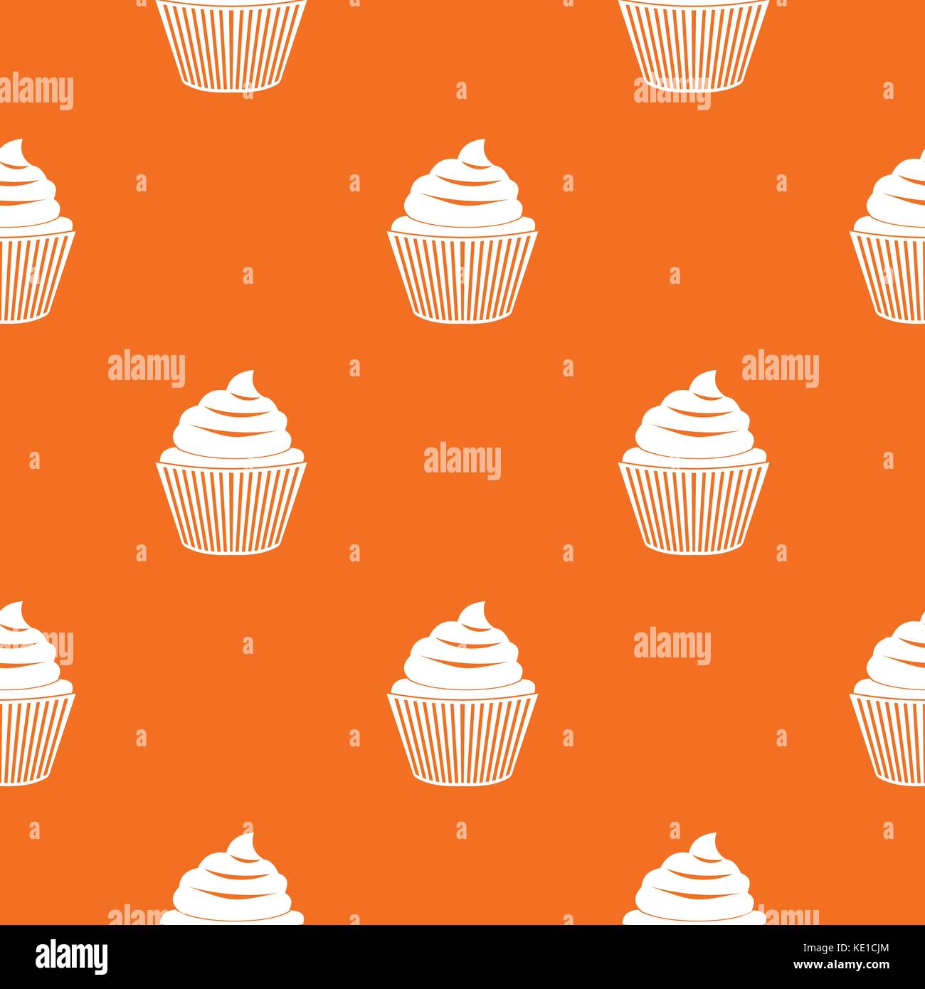 Cupcake pattern seamless Stock Vector Image & Art - Alamy