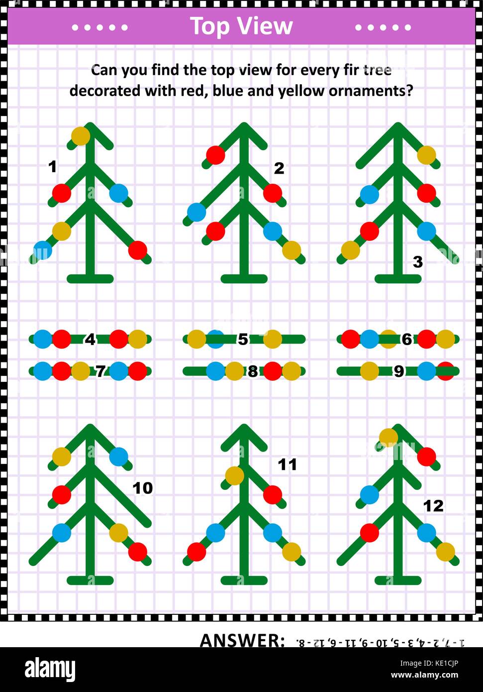 IQ training visual puzzle (suitable both for kids and adults): Can you ...