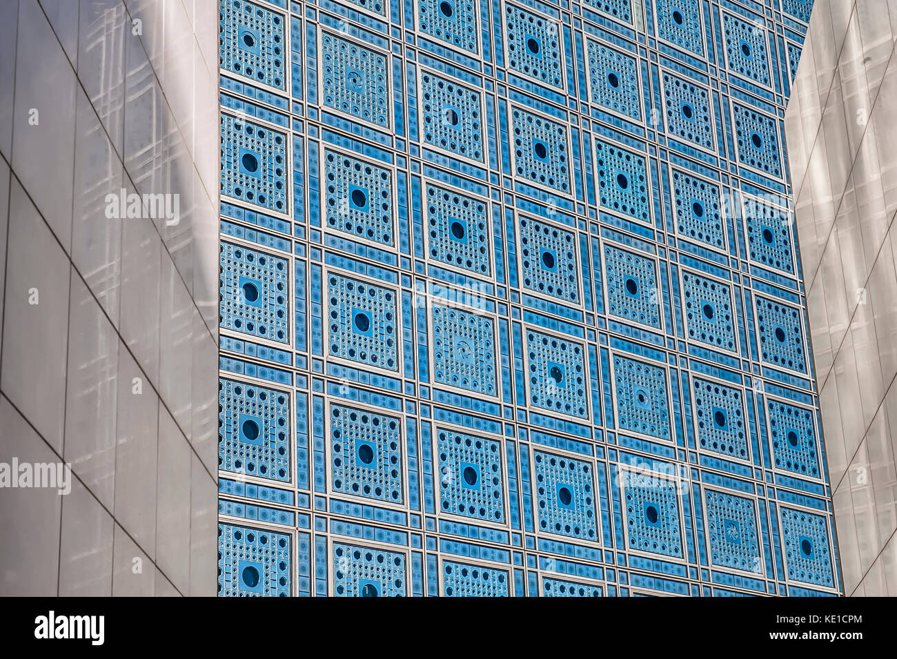 Arab World Institute, Glass Façade, Paris, France Stock Photo - Alamy