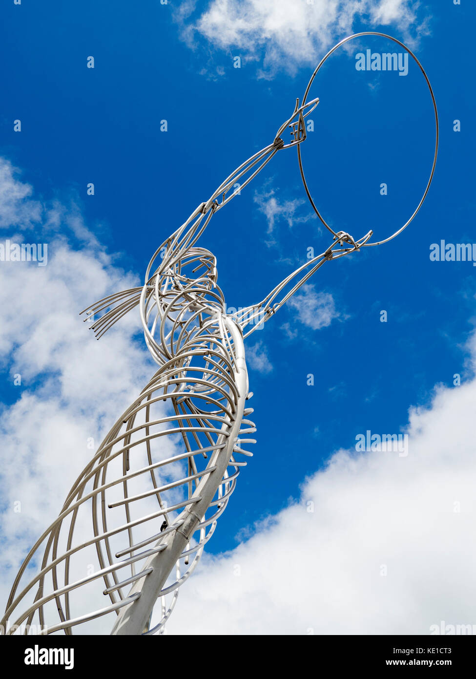 The Beacon of Hope sculpture in Belfast 2 Stock Photo - Alamy
