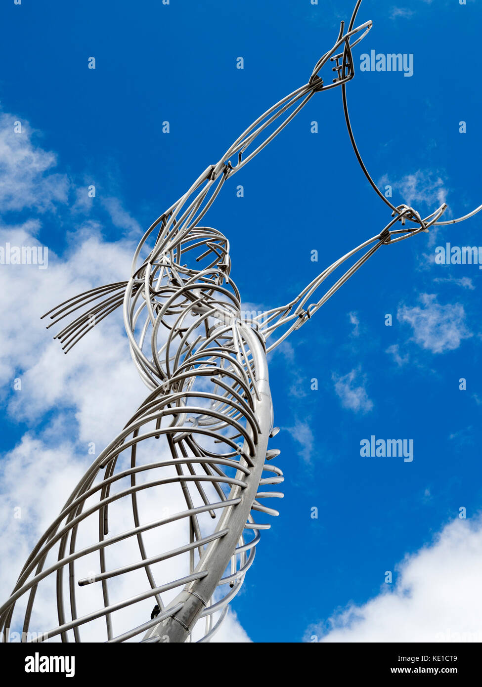 The Beacon of Hope sculpture in Belfast Stock Photo - Alamy