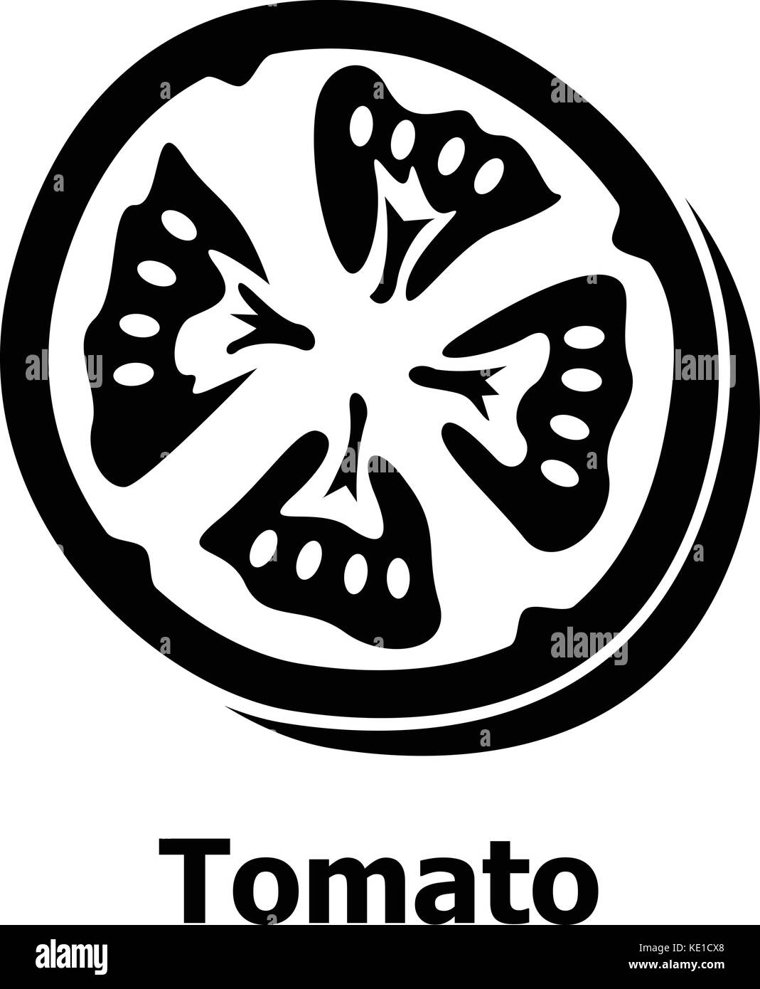 Tomato icon, simple black style Stock Vector Image & Art - Alamy