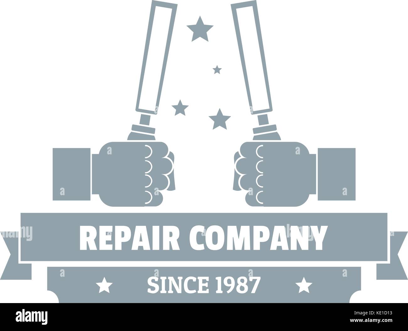 Repair company logo, vintage style Stock Vector Image & Art - Alamy