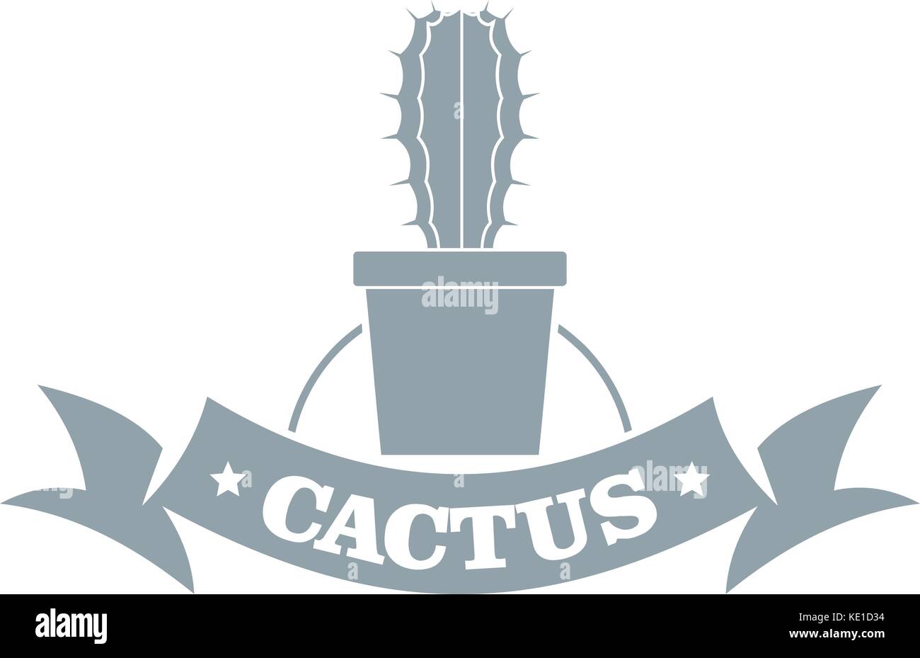 Arizona cactus logo, simple gray style Stock Vector Image & Art - Alamy