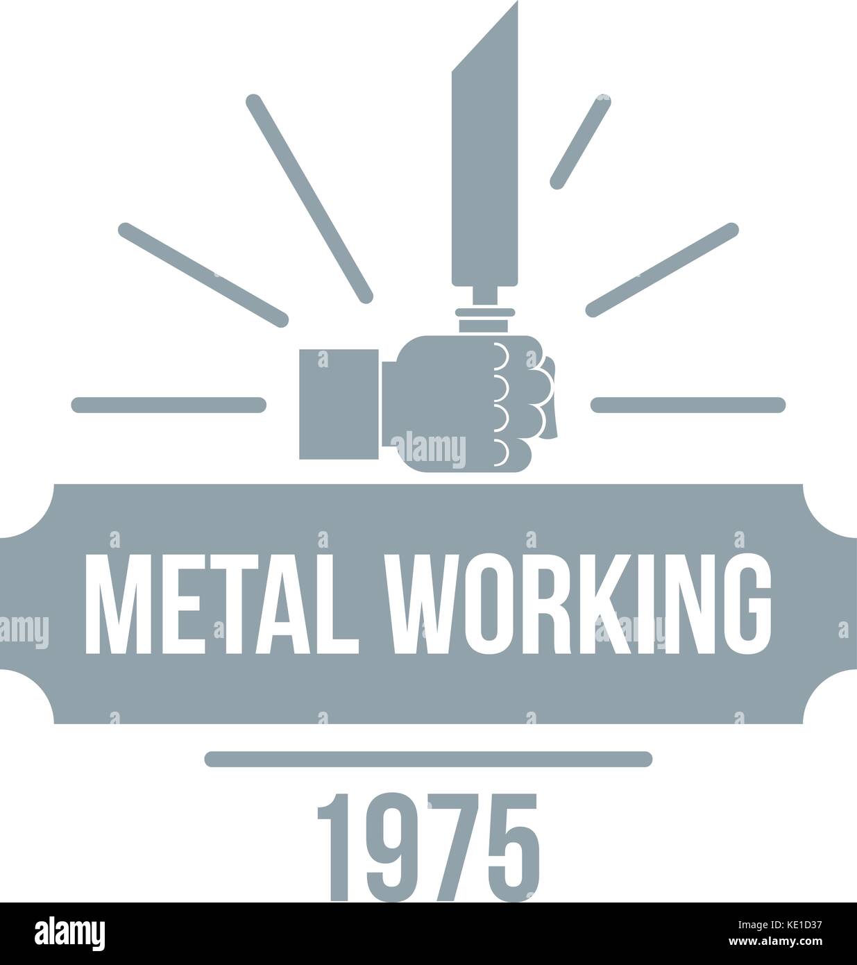 Metal working logo, vintage style Stock Vector Image & Art - Alamy