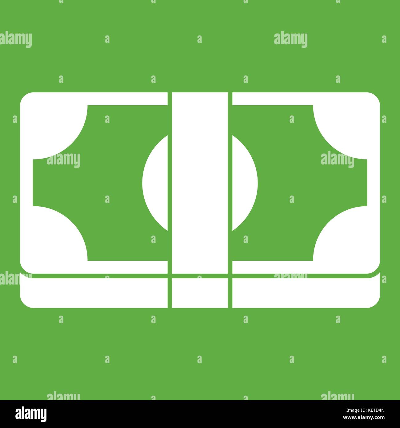 Packed dollars money icon green Stock Vector Image & Art - Alamy