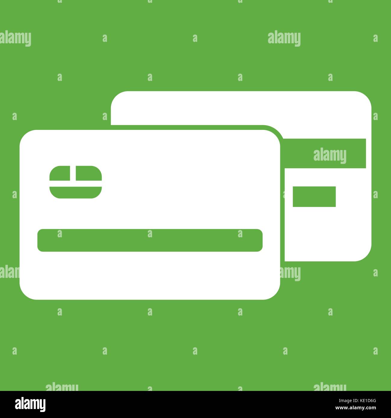 Credit card icon green Stock Vector Image & Art - Alamy