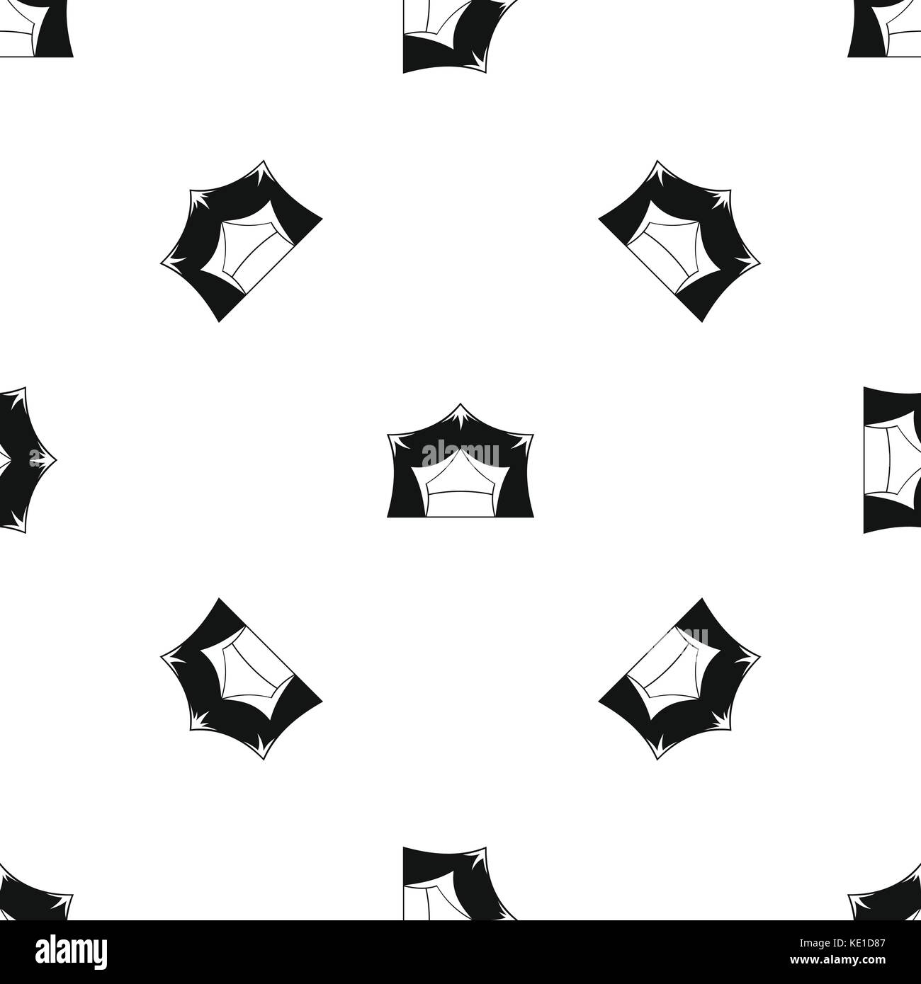 Awning tent pattern seamless black Stock Vector Image & Art - Alamy