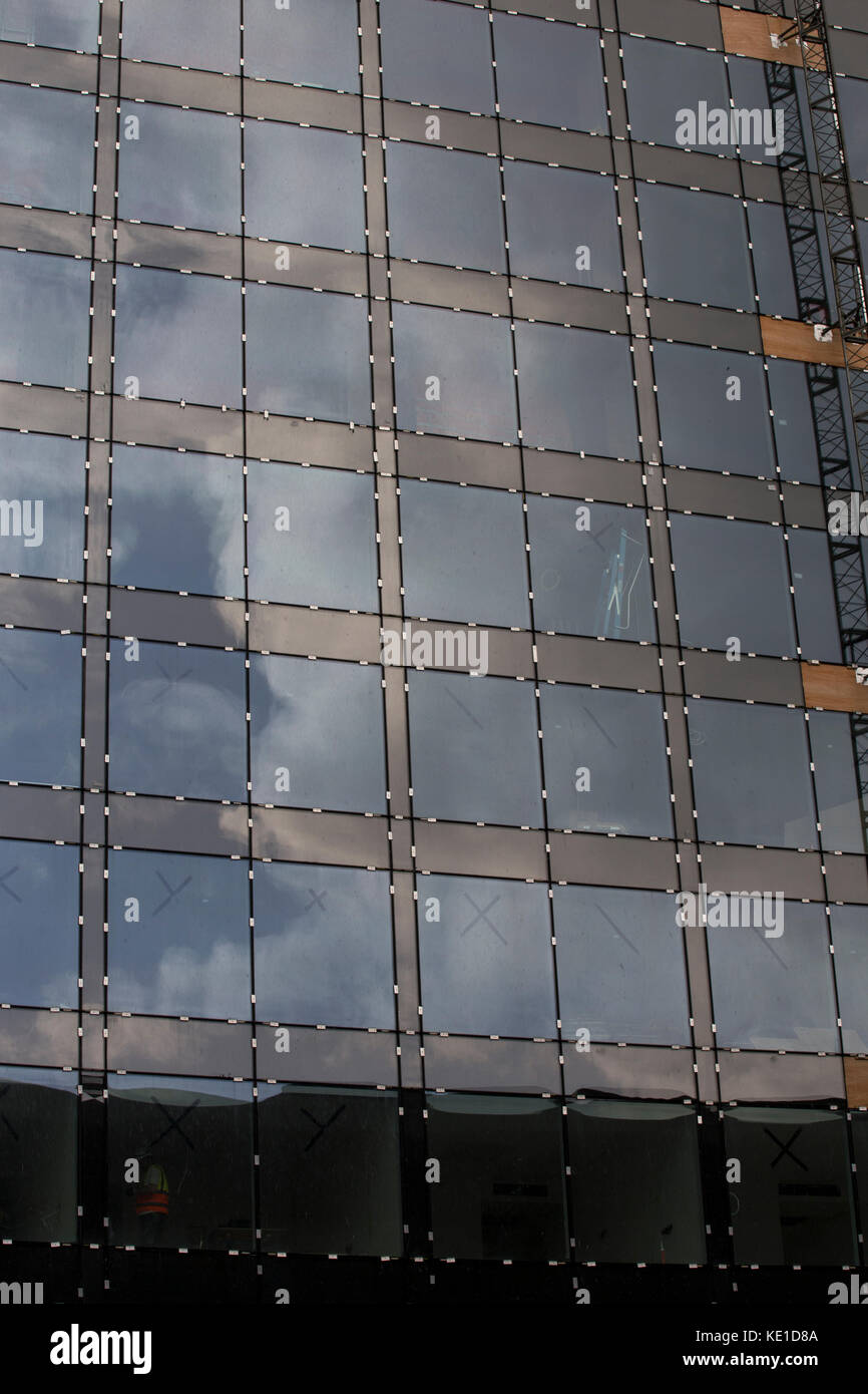 New Radisson hotel construction finnieston glasgow. Abstract look of ...