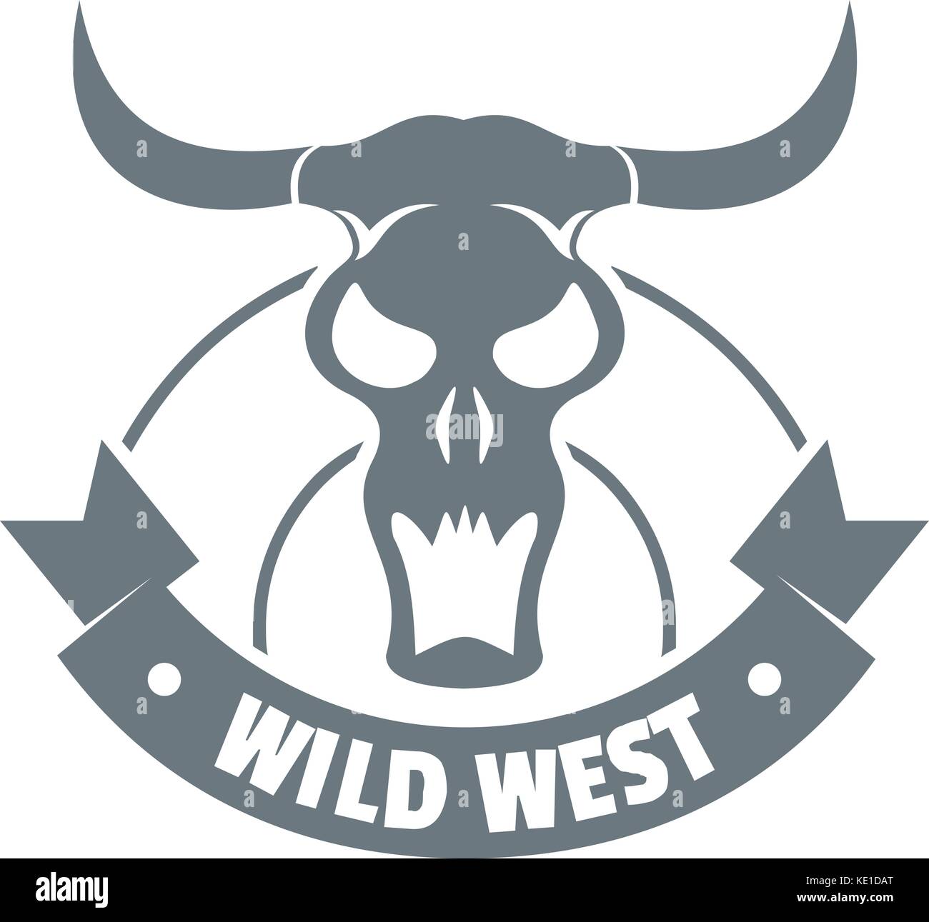 Wild west logo, vintage style Stock Vector Image & Art - Alamy