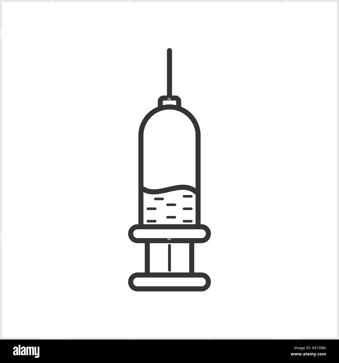 Medical monoline Icon Stock Photo - Alamy