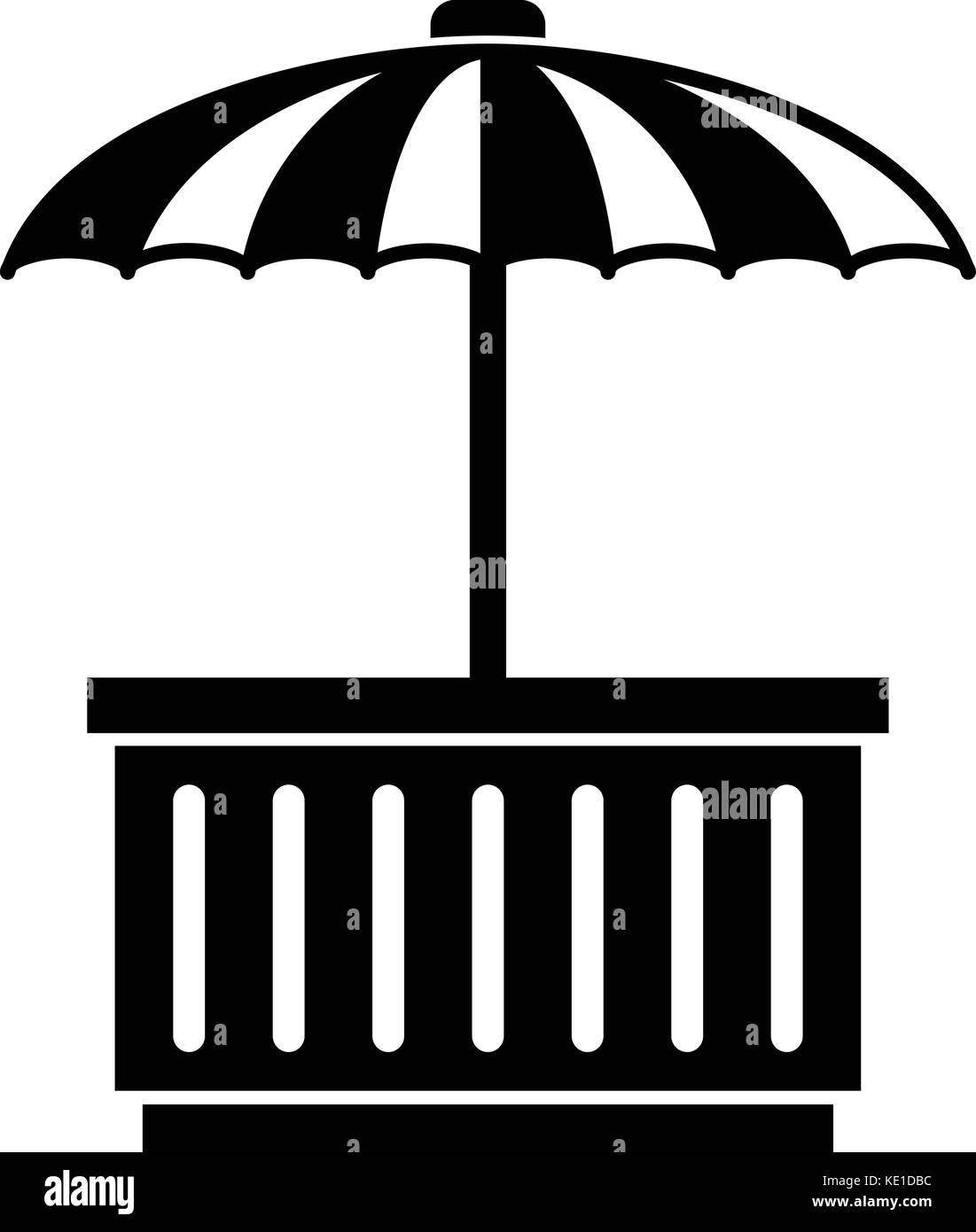 Cafe stall icon, simple black style Stock Vector Image & Art - Alamy