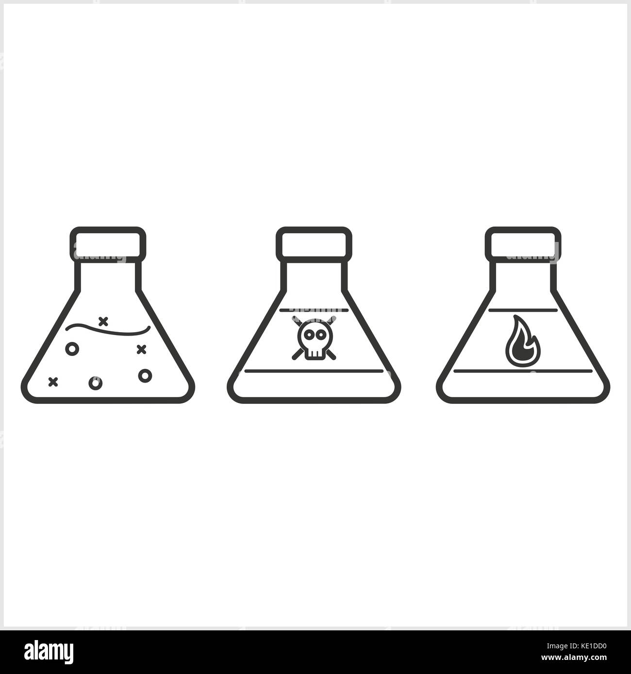 Medical monoline Icon Stock Photo - Alamy