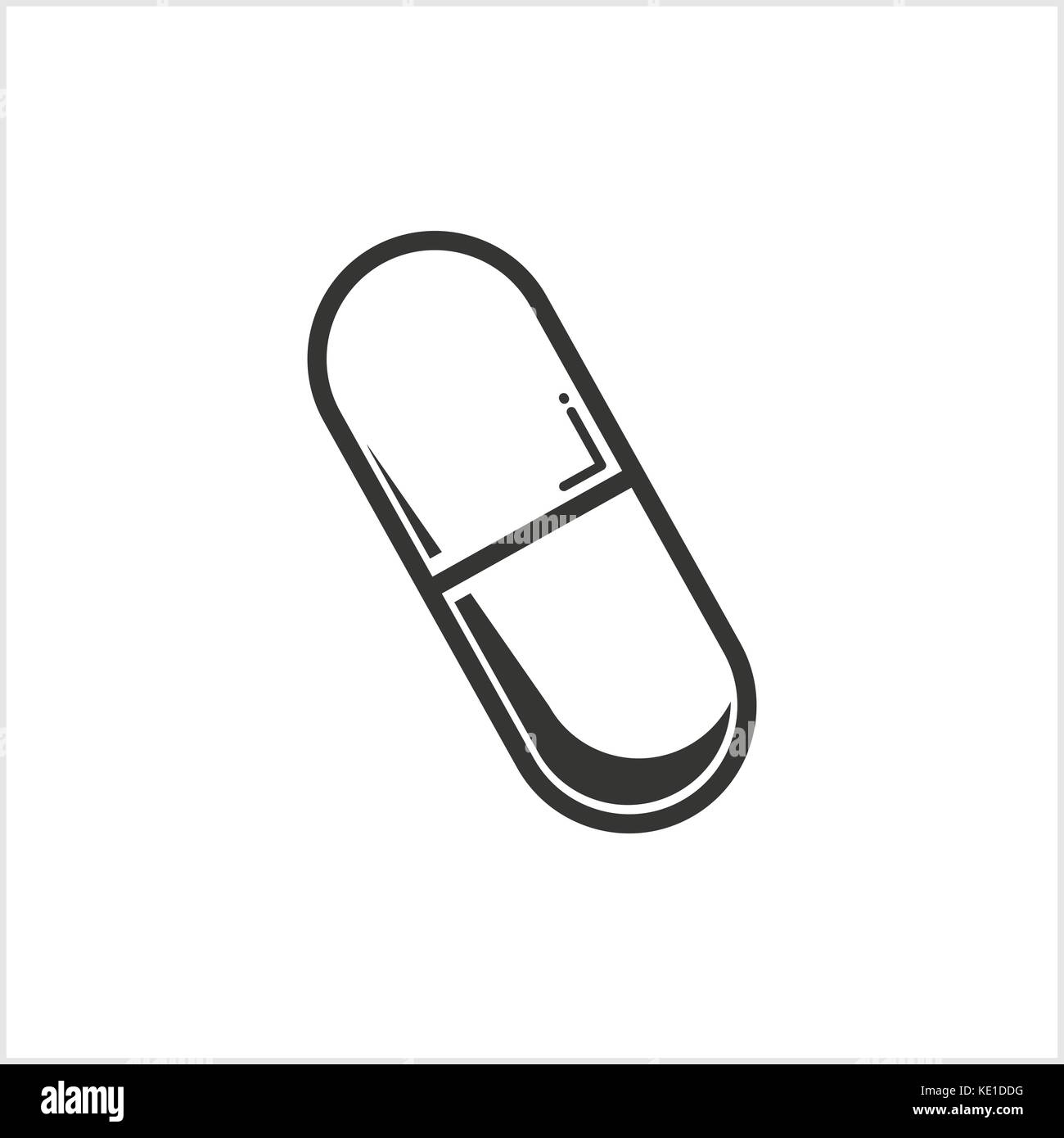 Medical monoline Icon Stock Photo - Alamy