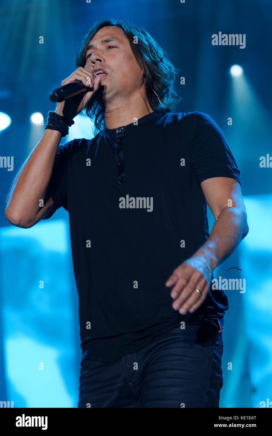 Montreal, Canada 16/08/2017 .English born Canadian musician David Usher ...