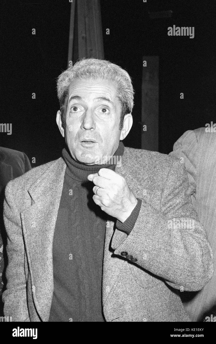 Marcelino Camacho, historical leader of the Spanish leading trade union ...