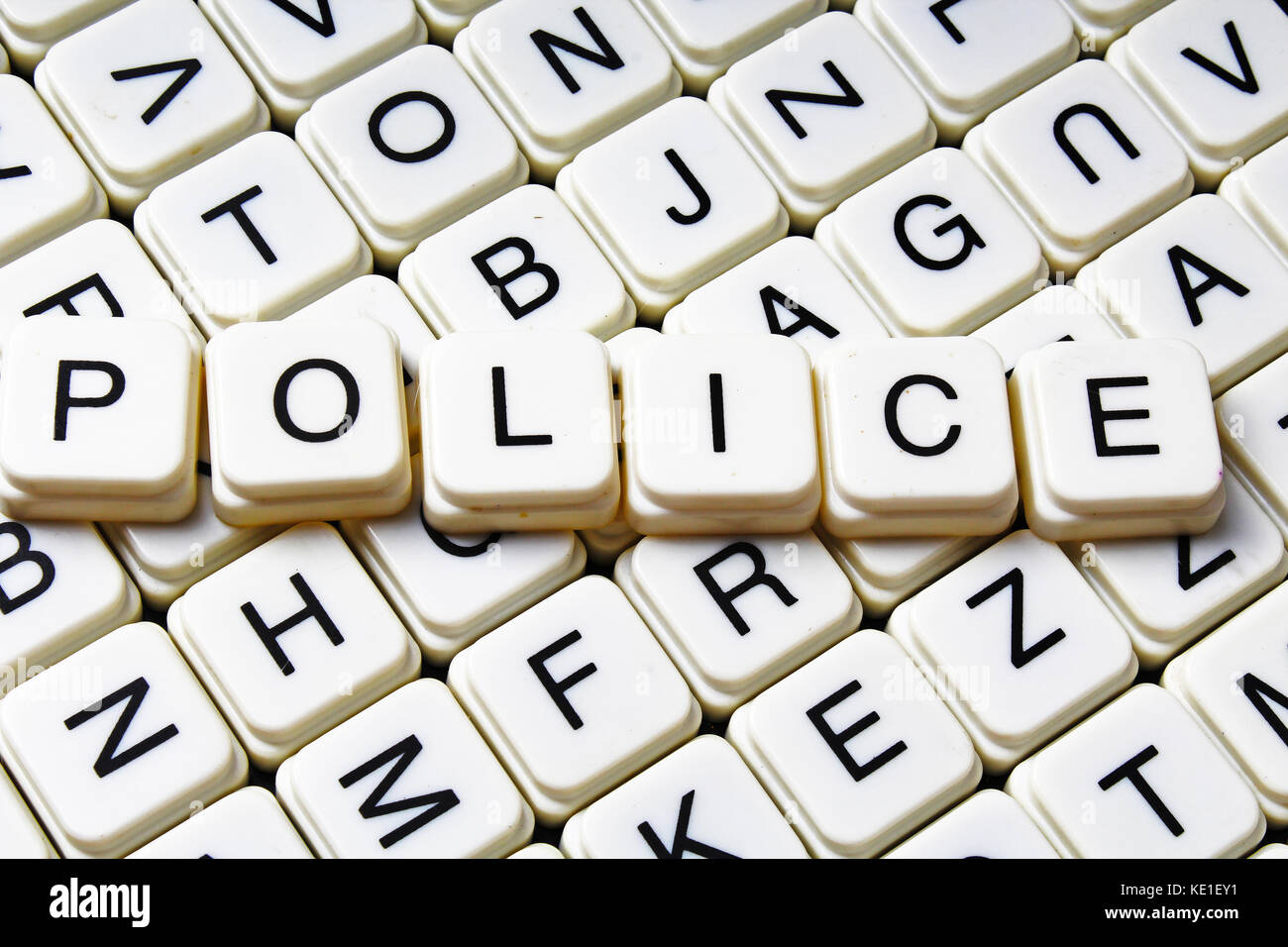 Police text word crossword. Alphabet letter blocks game texture ...