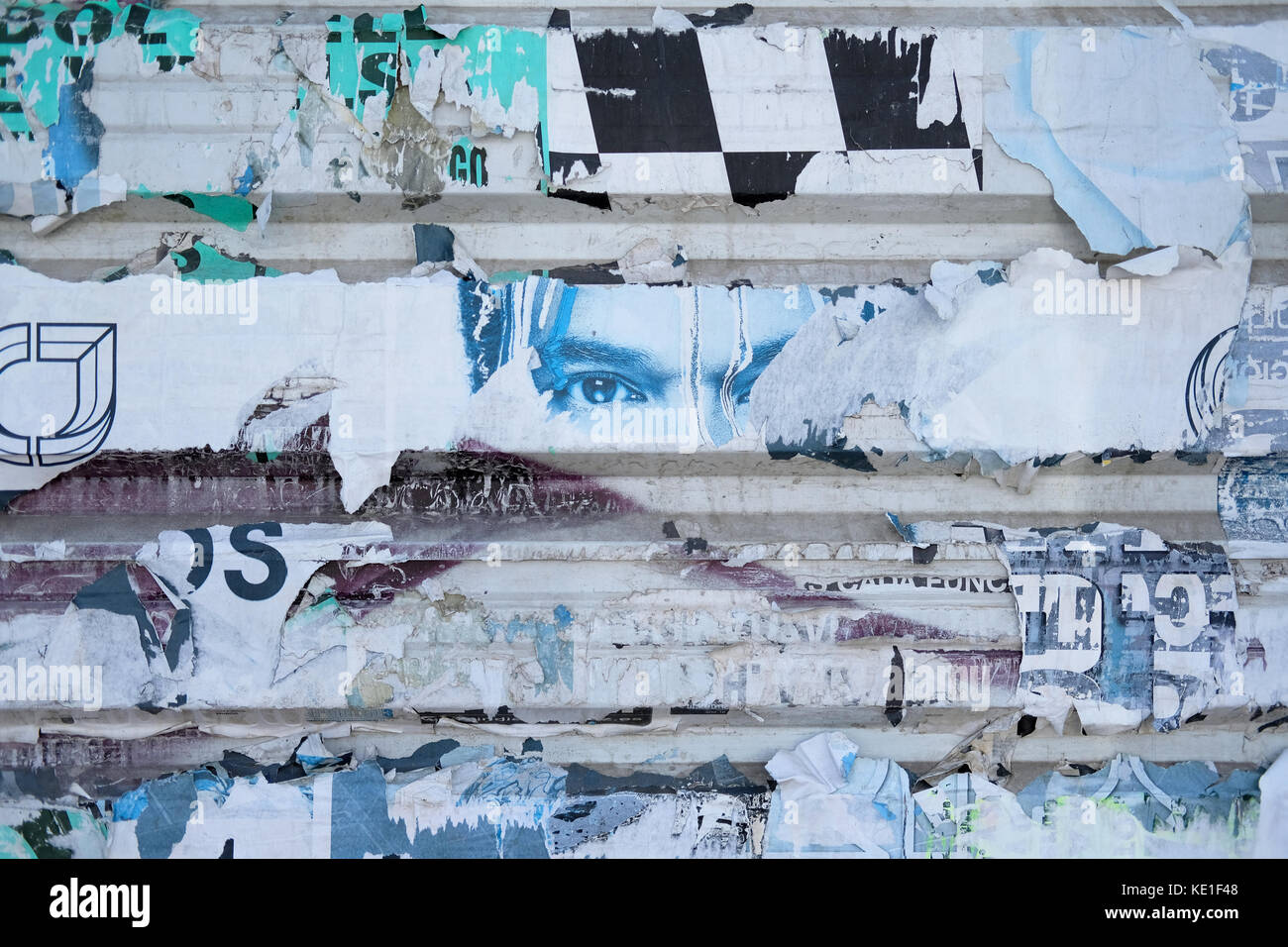 Ripped torn wall poster hi-res stock photography and images - Alamy
