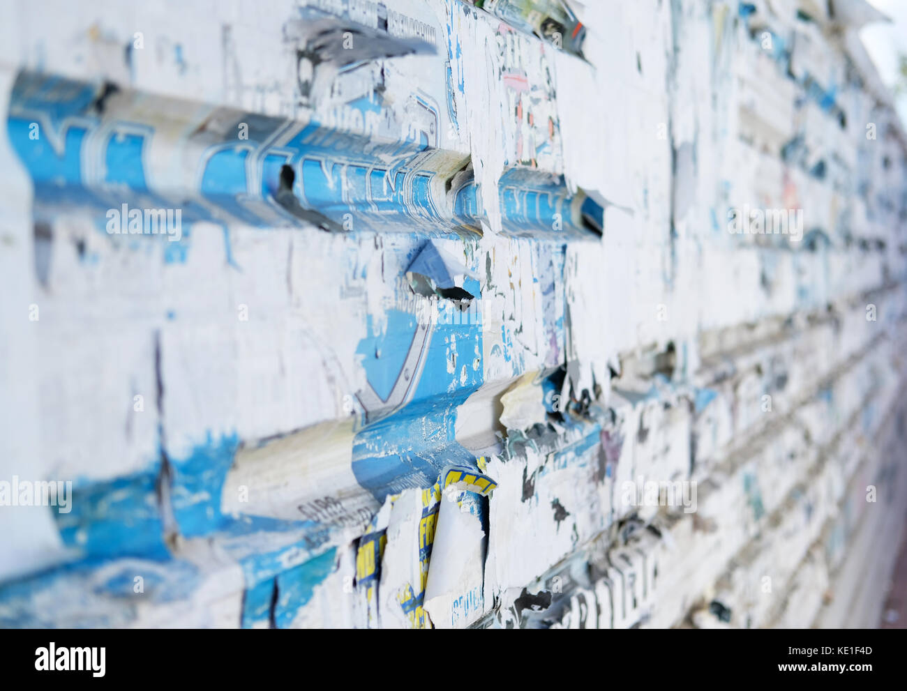 Ripped torn wall poster hi-res stock photography and images - Alamy