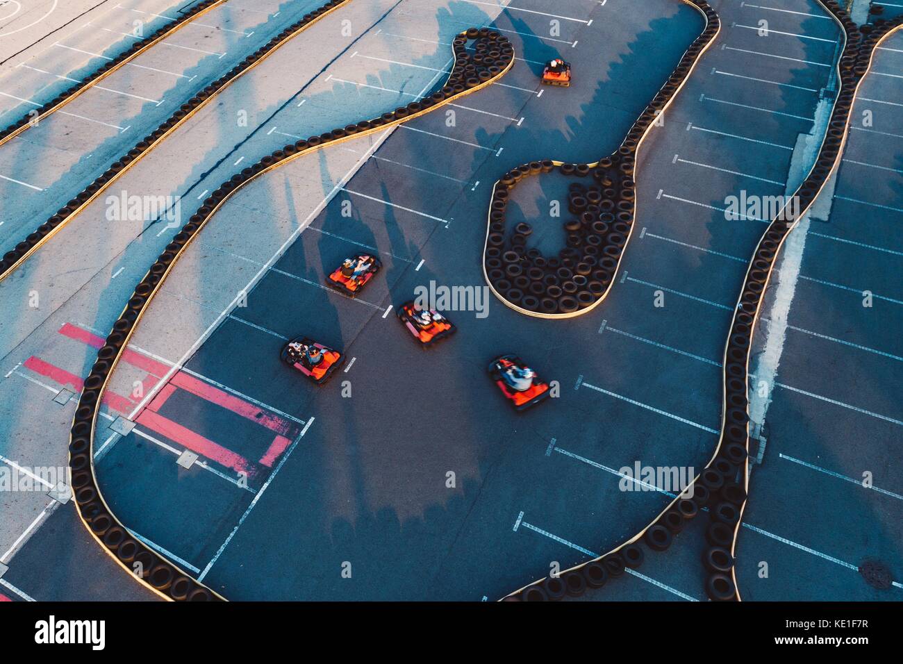 Go kart track aerial hi-res stock photography and images - Alamy