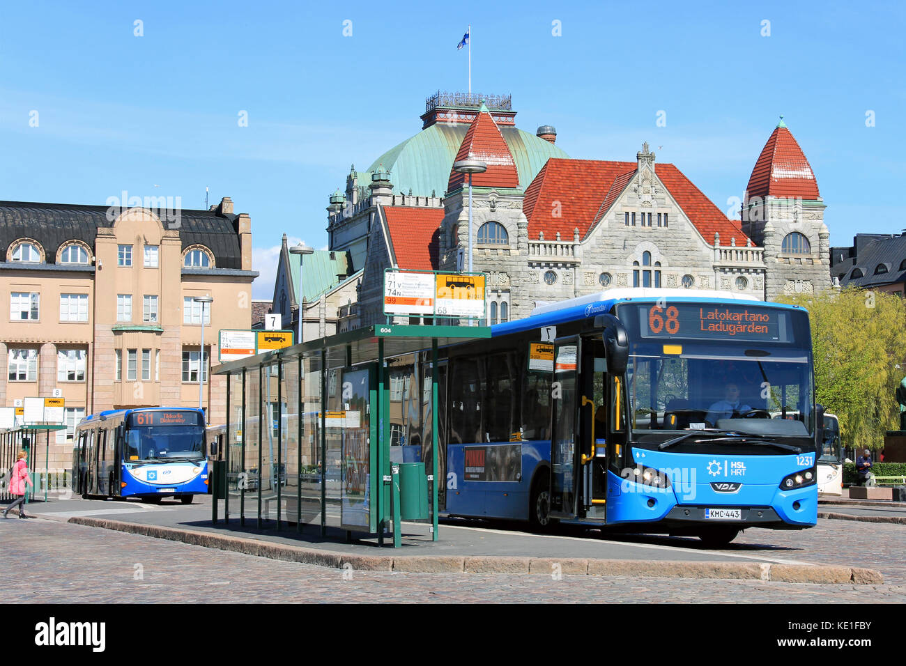 Bus station helsinki hi-res stock photography and images - Alamy